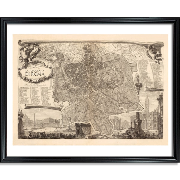 Map of Rome - Etsy