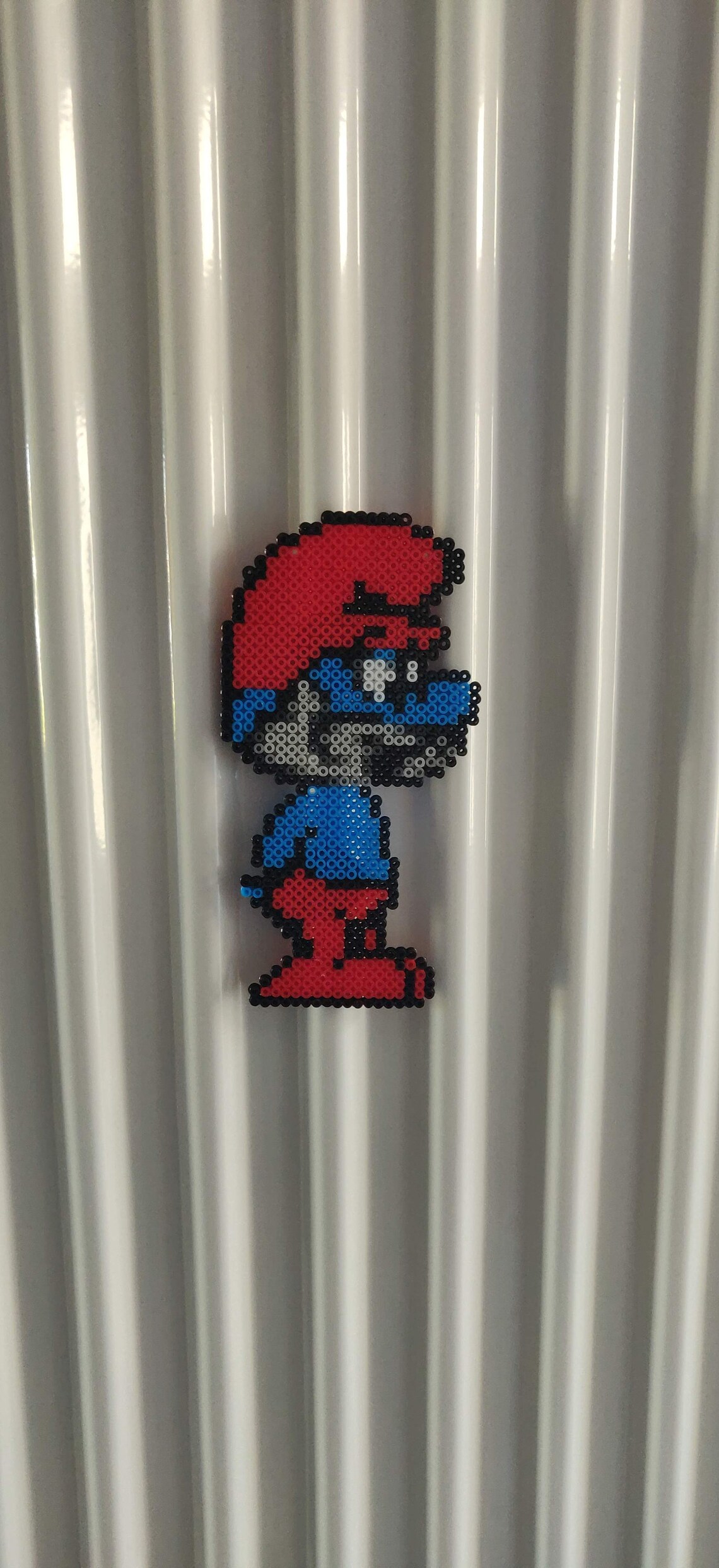 Papa Smurf Magnets Fridge Magnets Pixel Art Cartoon Decoration / Iron ...