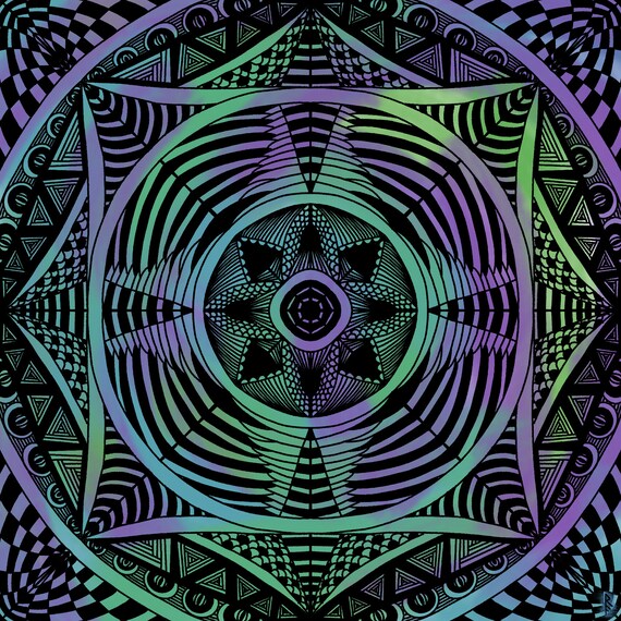 Mandala Digital Print 02 - Etsy