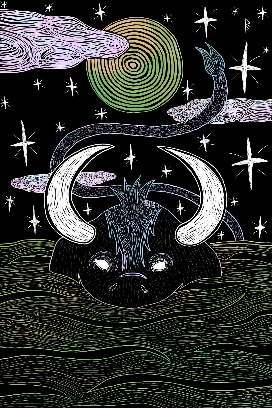 Nix - Digital Print - Var 1 - Etsy