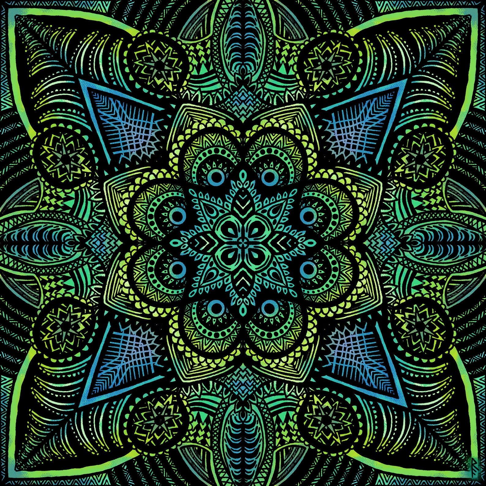 Mandala - Digital Print - 12 - Etsy