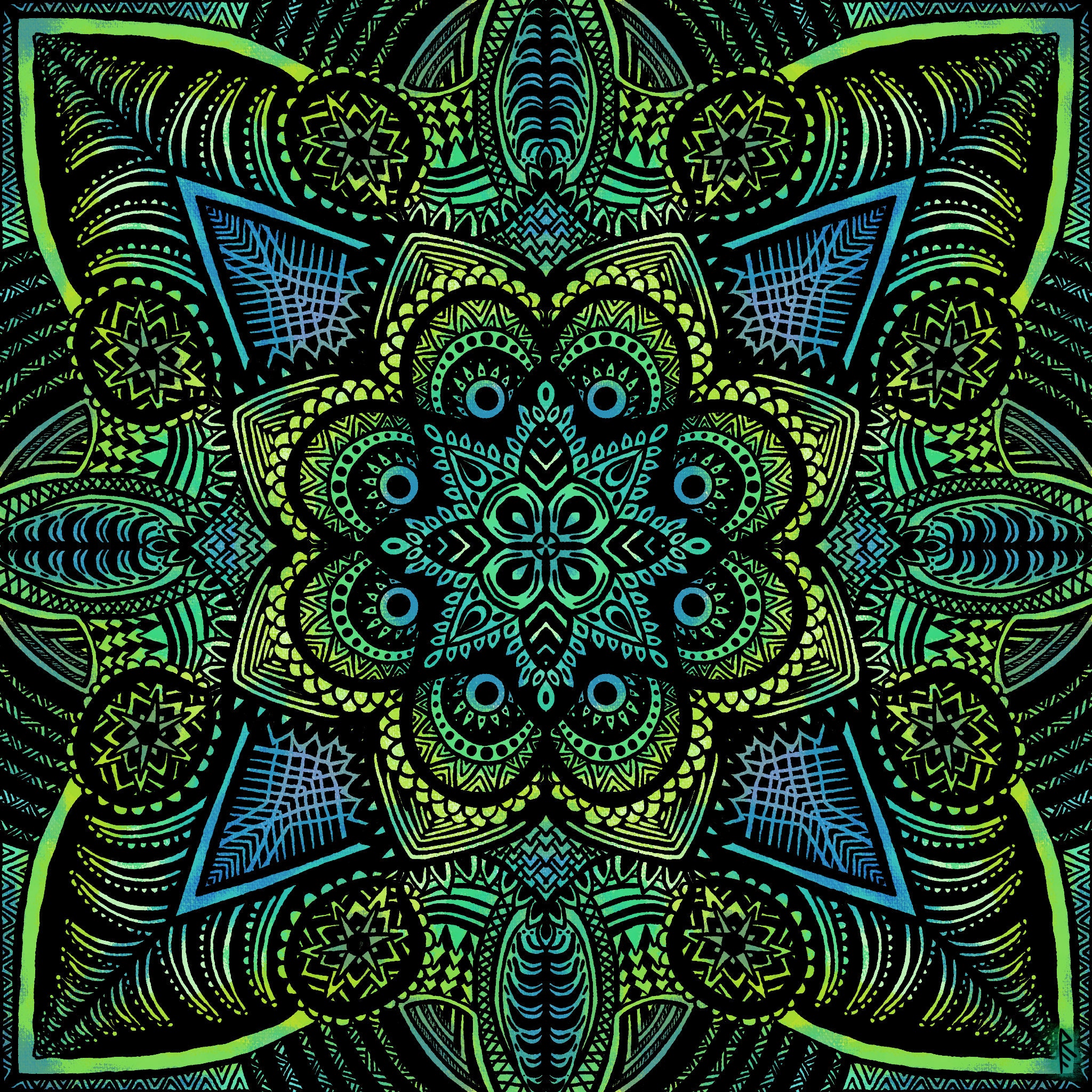 Mandala - Digital Print - 12 - Etsy