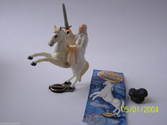 2 Figurines Lord of the Rings Gandalf the White Shadowfax - Etsy