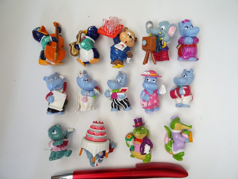 Kinder Surprise Vintage Toys Complete Collectible 14 Figures | Etsy