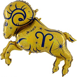 Big ARIES 49 / 125 Cm Jumbo Shape Foil Mylar Balloon Party Decoration ...