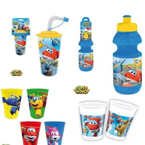 SUPER WINGS Party Supplies Decoration Tableware Cups Napkins Plates ...