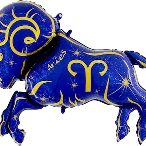 Big ARIES 49 / 125 Cm Jumbo Shape Foil Mylar Balloon Party Decoration ...