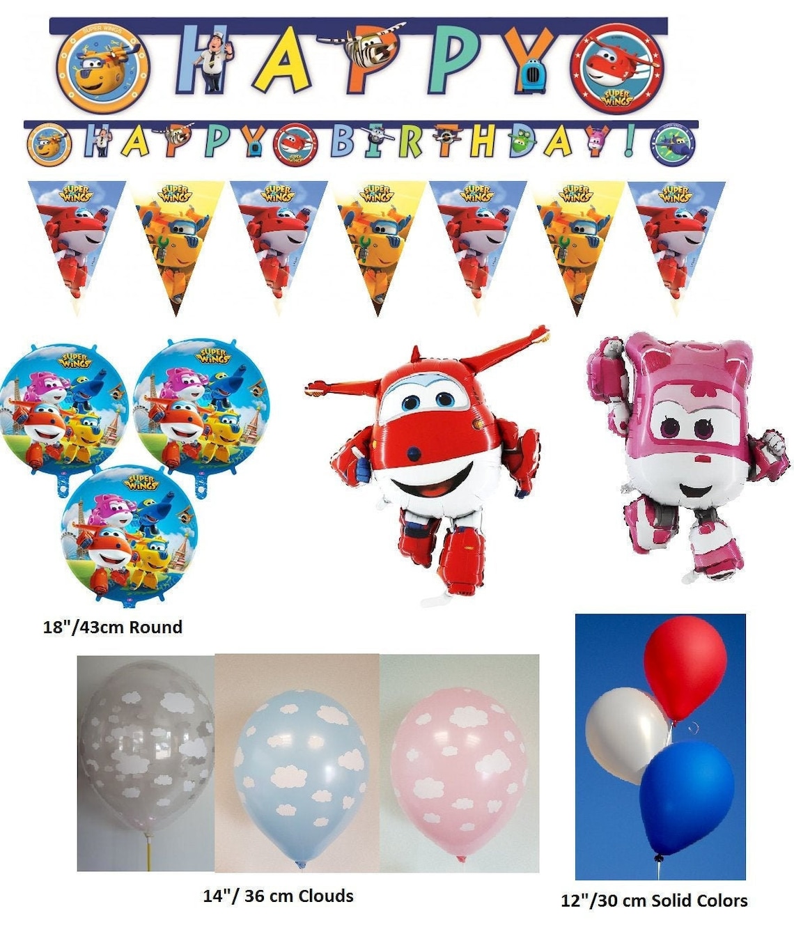 SUPER WINGS Party Supplies Decoration Tableware Cups Napkins - Etsy