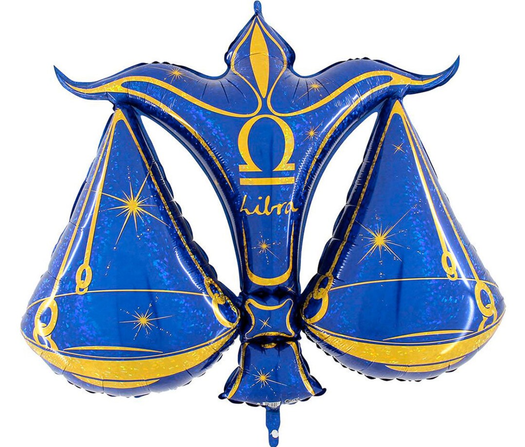 Big LIBRA 44" / 112 Cm Jumbo Shape Foil Mylar Balloon Party Decoration ...