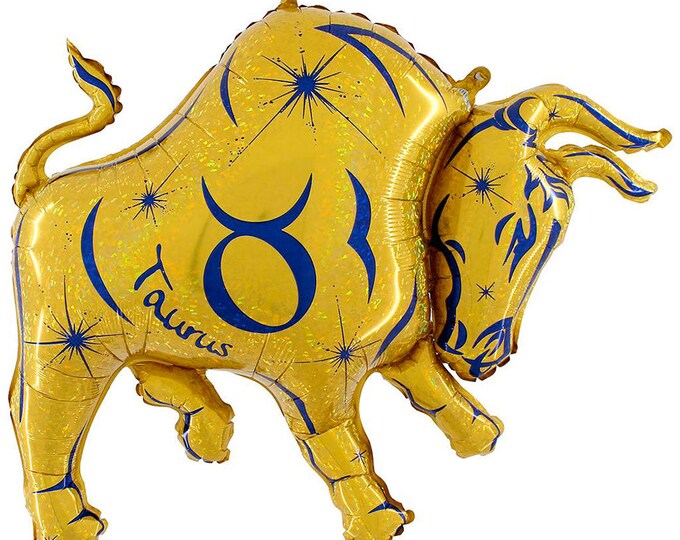 Big TAURUS 51" / 130cm Jumbo Shape Foil Mylar Balloon Party Decoration ...