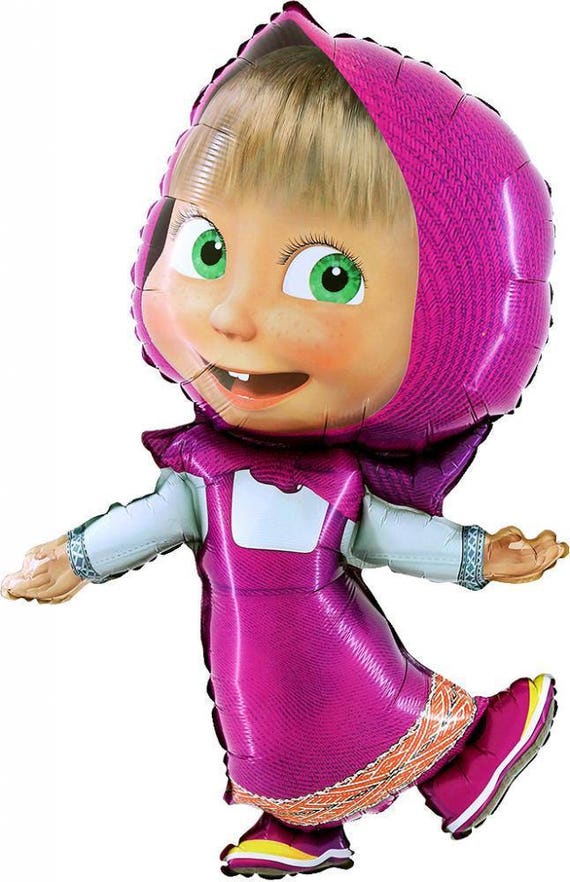 MASHA and the BEAR Jumbo Foil Balloon 41 / 105 Cm | Etsy