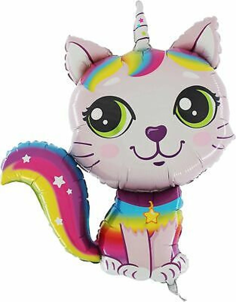 KITTYCORN Foil Balloon 38/ 96 Cm Party Supplies - Etsy