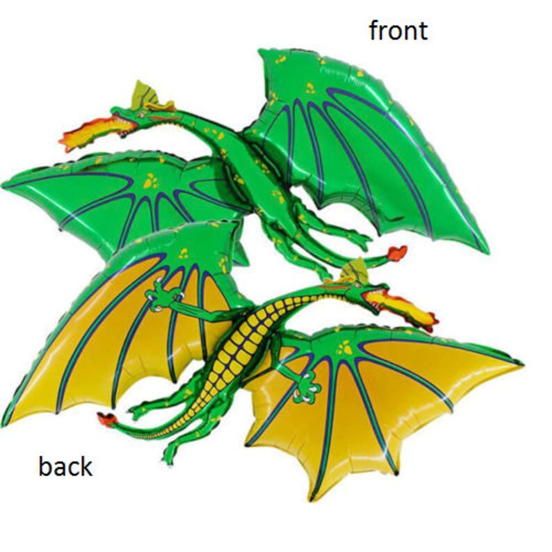 DRAGON Foil Balloon Party Supplies Decoration Birthday Balloon - Etsy