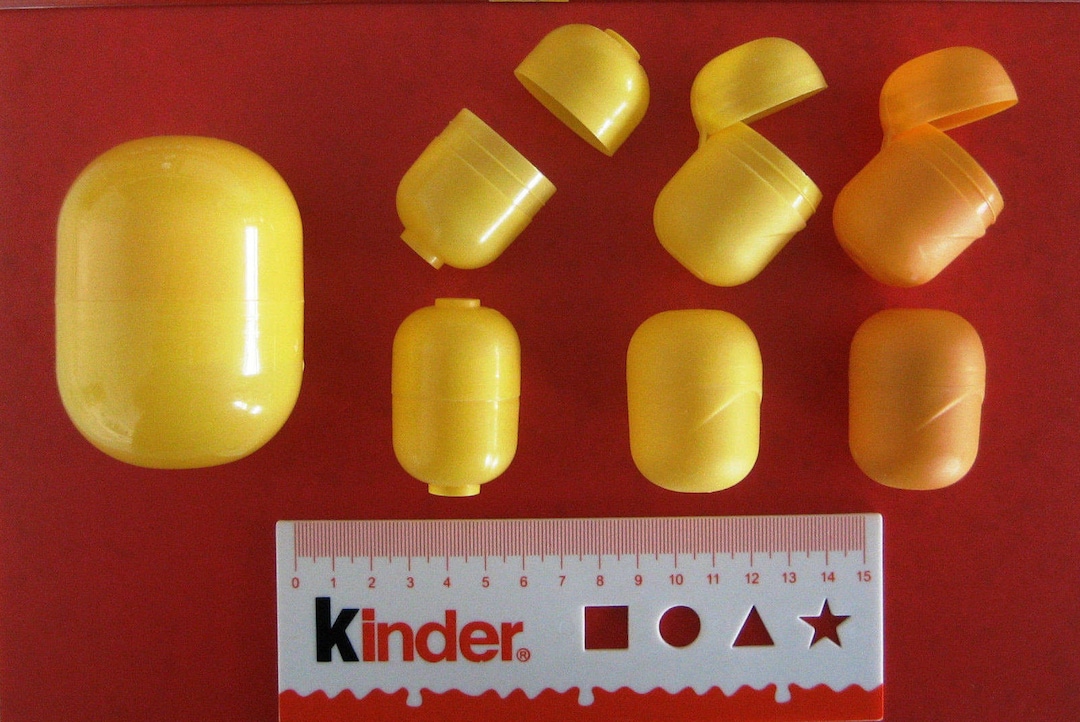 Storage Container Kinder Surprise Plastic Empty Shell Case Box Capsule ...