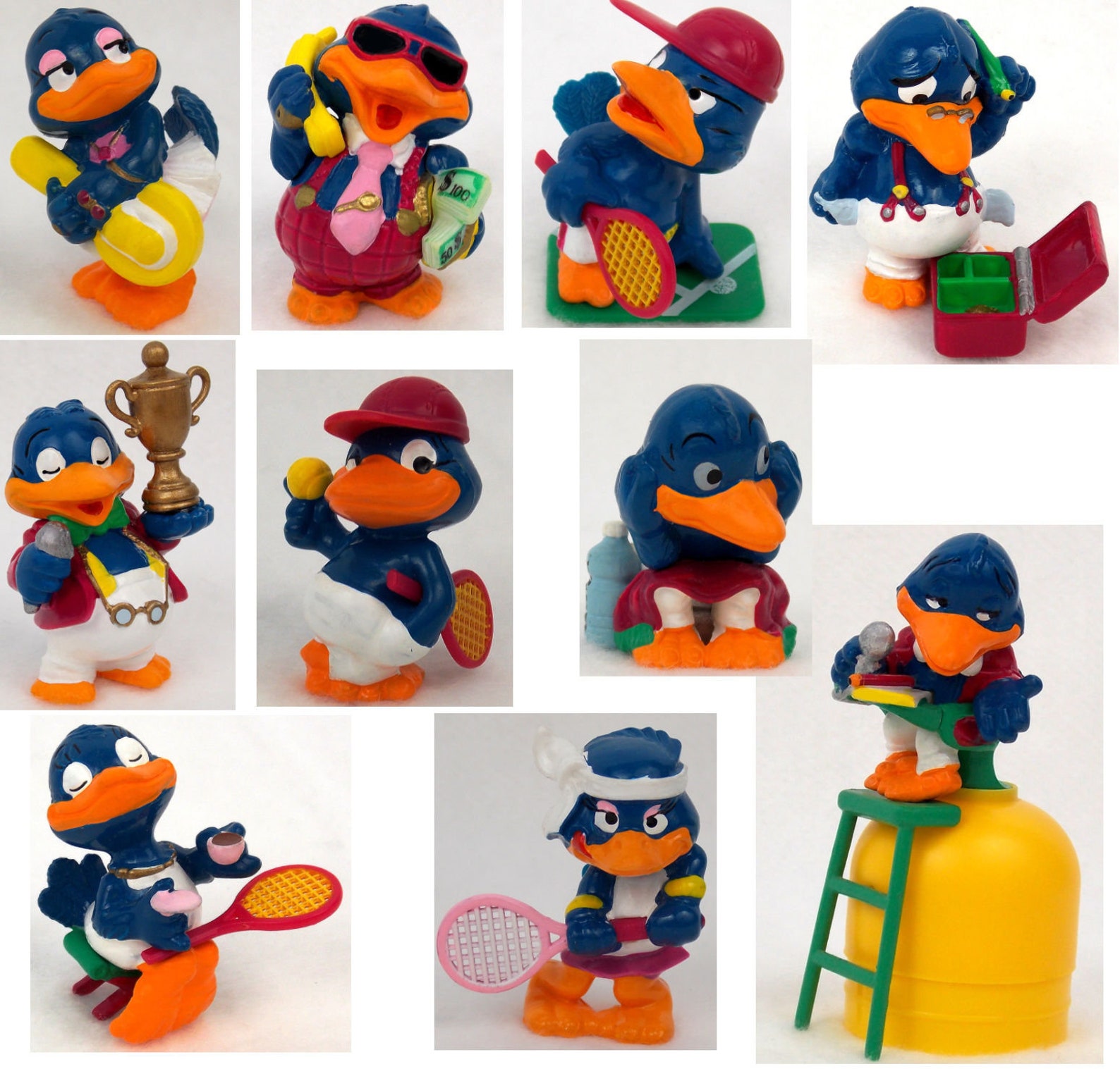 Kinder Surprise Vintage Toys Complete Collectible 10 Figures - Etsy