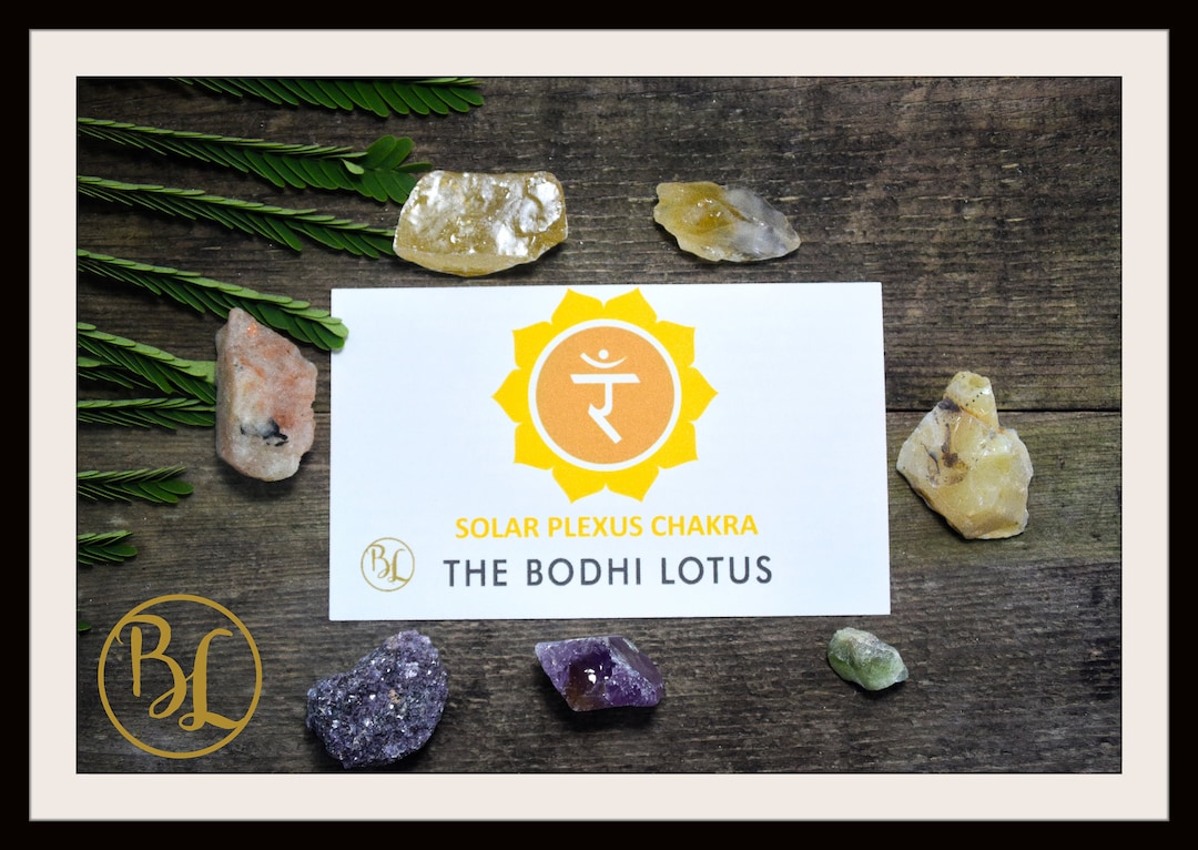 SOLAR PLEXUS CHAKRA Gemstone Kit 7 Healing Solar Plexus Chakra Crystals ...