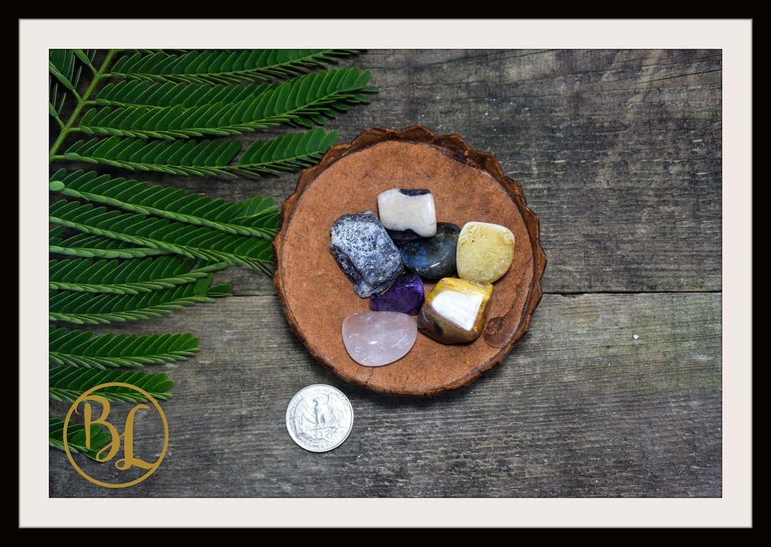 Number 7 SEVEN Gemstone Kit Numerology Gemstone Kit 7 Gemstone Set ...