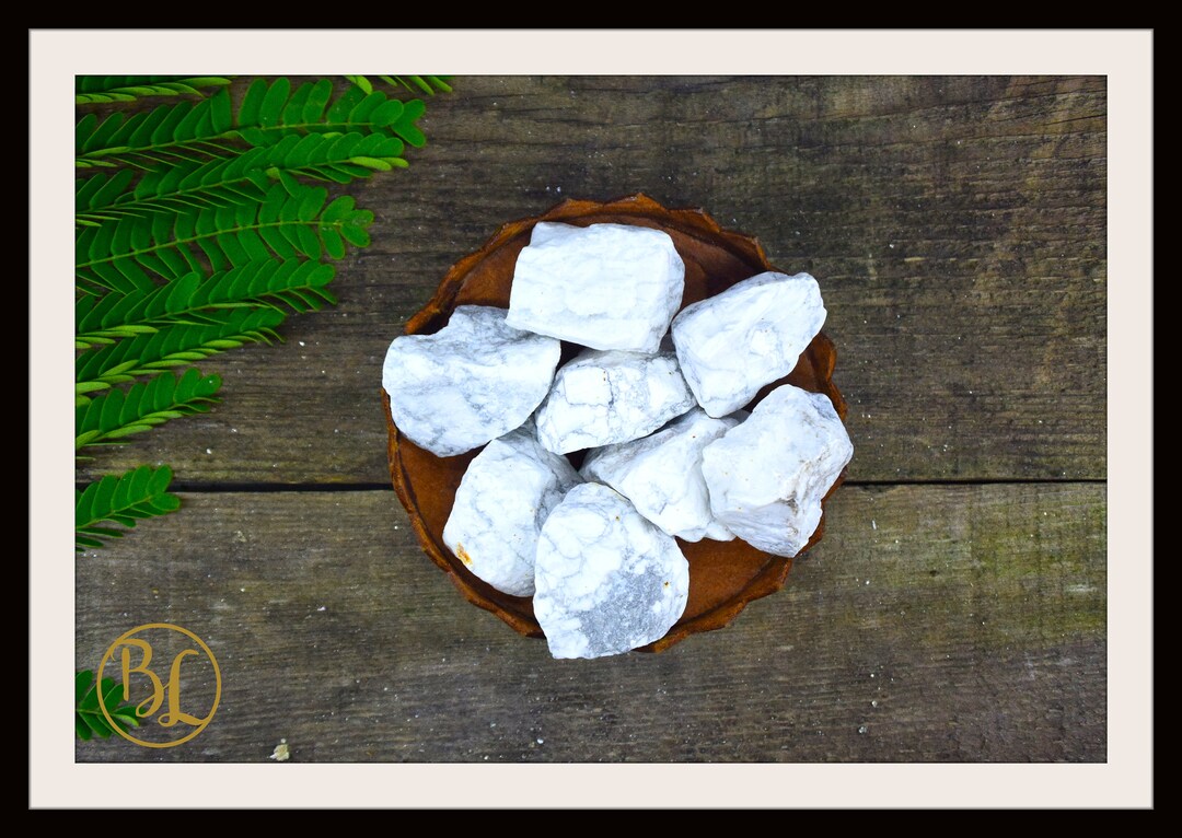 Presenting the RAW MAGNESITE Gemstone 3 Piece Set - Etsy