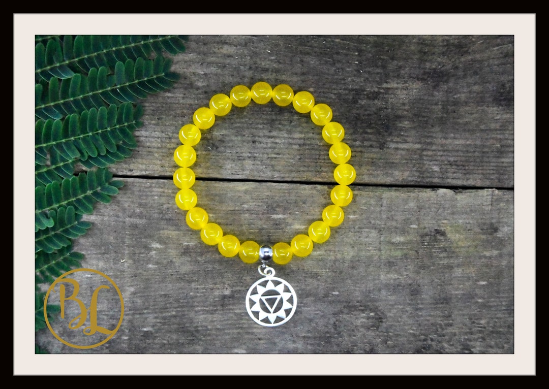 Yellow Jade CHOOSE YOUR CHARM Mala Bracelet Yellow Jade Charm Mala ...