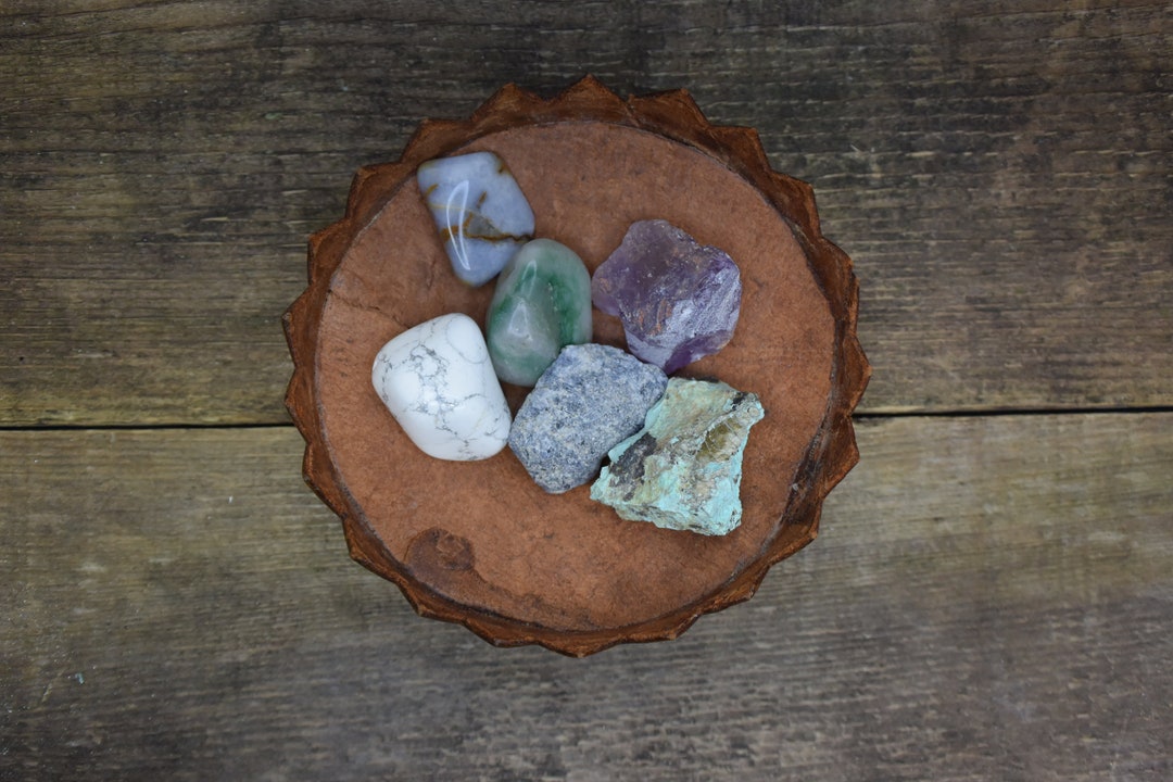 THIRD EYE CHAKRA Gemstone 6 Kit Healing Third Eye Chakra Crystal Third ...
