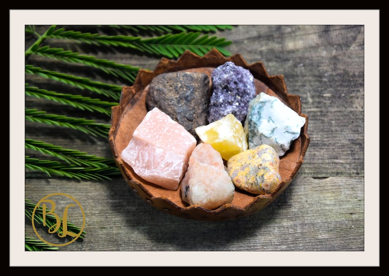 ROOT CHAKRA Gemstone Kit 7 Healing Base Chakra Gemstone Set - Etsy