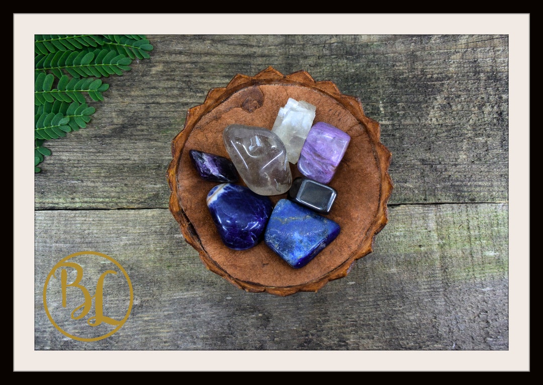 Insomnia Gemstone Kit: 7 Healing Crystals for Sleeping - Etsy