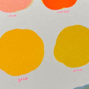 Three Color Riso Swatch - Etsy