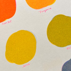 Three Color Riso Swatch - Etsy