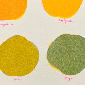 Three Color Riso Swatch - Etsy
