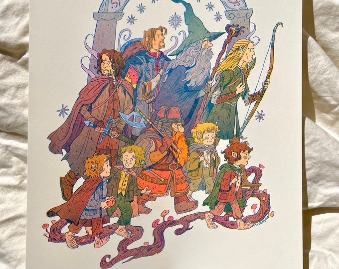 My Fave Riso Flavors: Small Risograph Print - Etsy