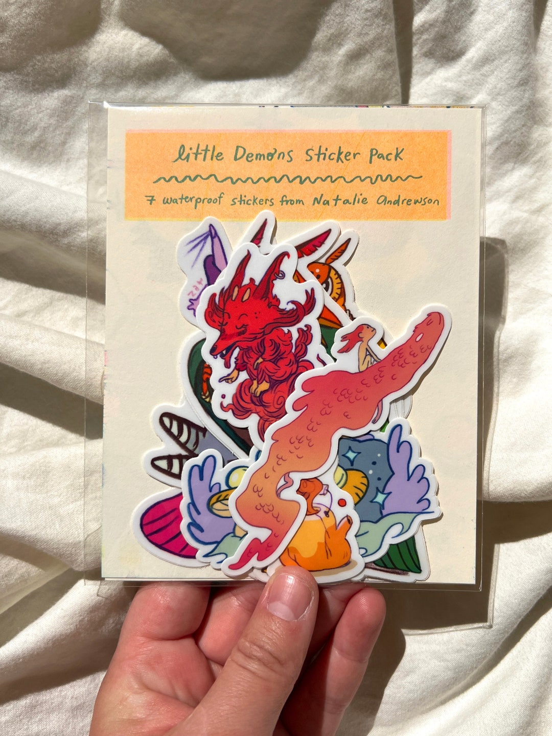 Little Demons Sticker Pack - Set of 7 Fun Character Stickers - Etsy