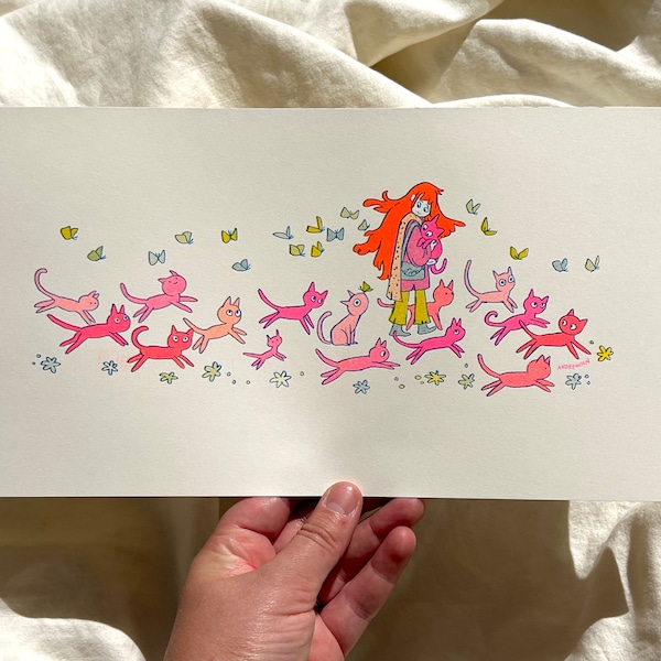 Risograph Print - Etsy