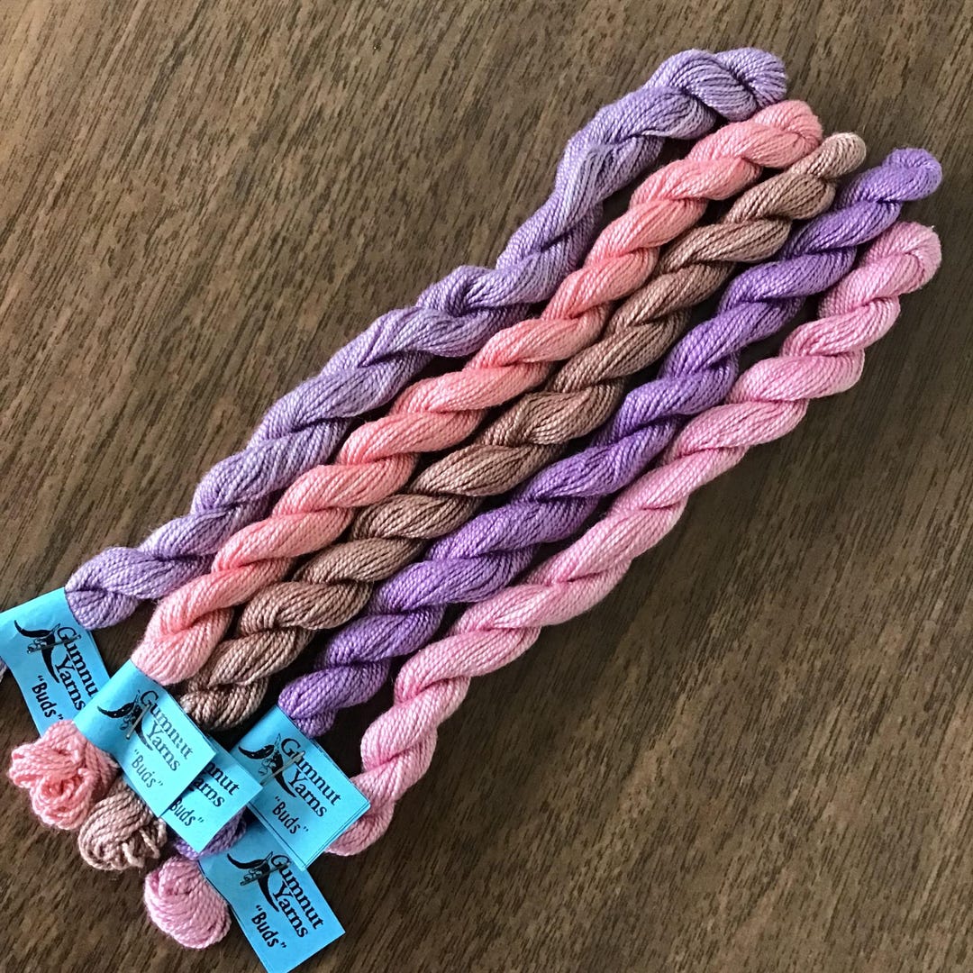 Gumnut Yarns Buds Australian Silk 25m Pink Purple Embroidery Thread Pay ...