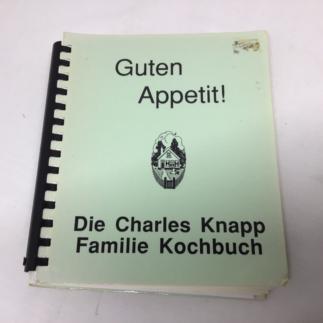 Charles Salome Knapp German Farm Family History & Cookbook 1991 Morton ...