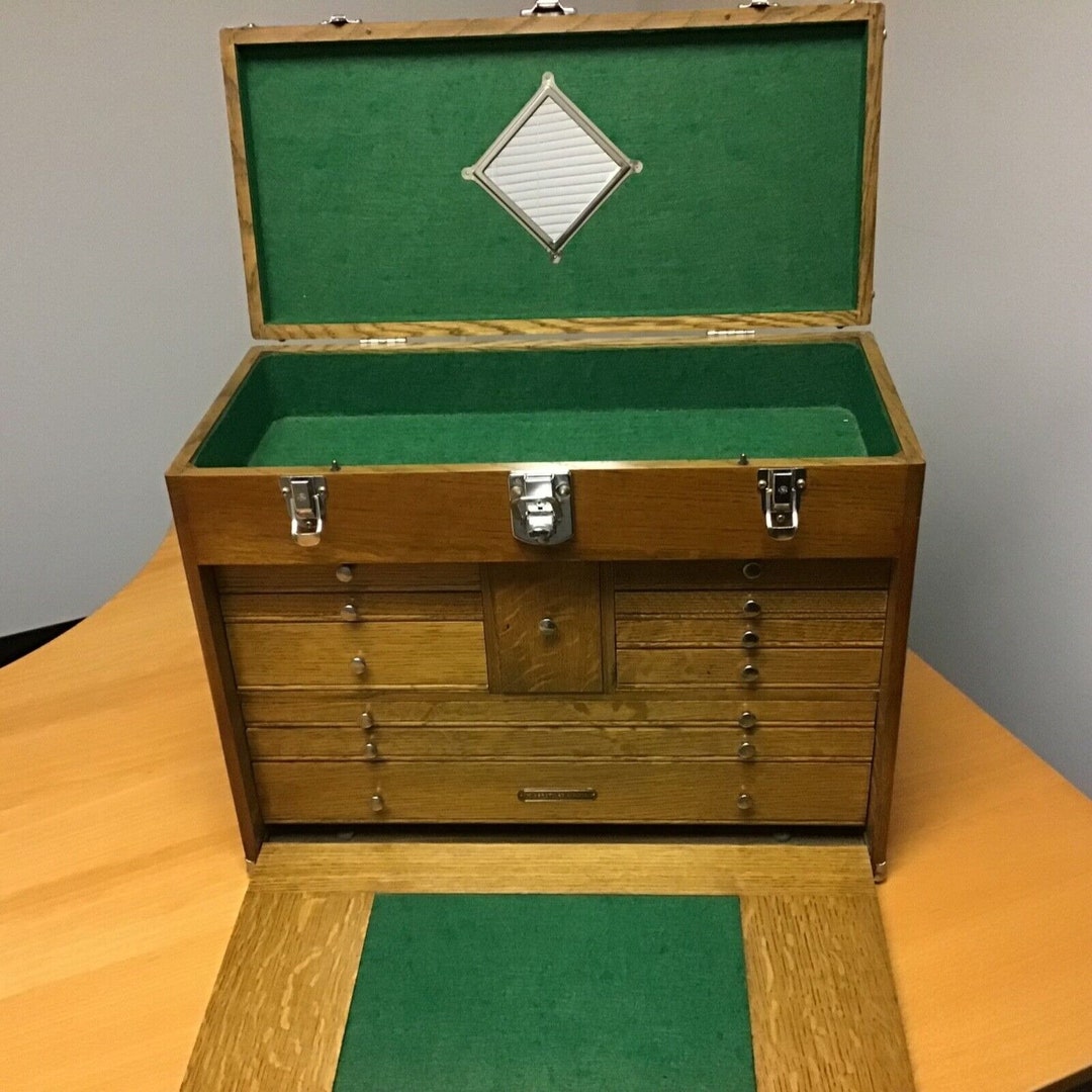 Gerstner O42 Classic 2007 Golden Oak 11 Drawer Journeyman Machinist ...