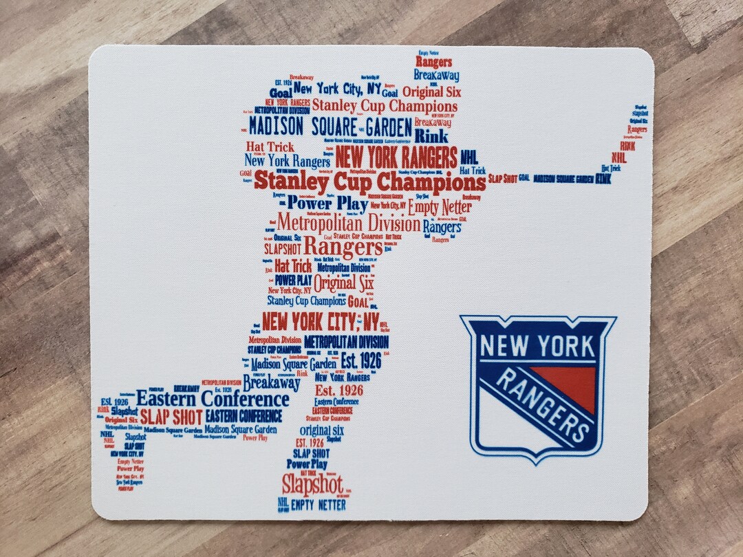 New York Rangers Mouse Pad - Etsy