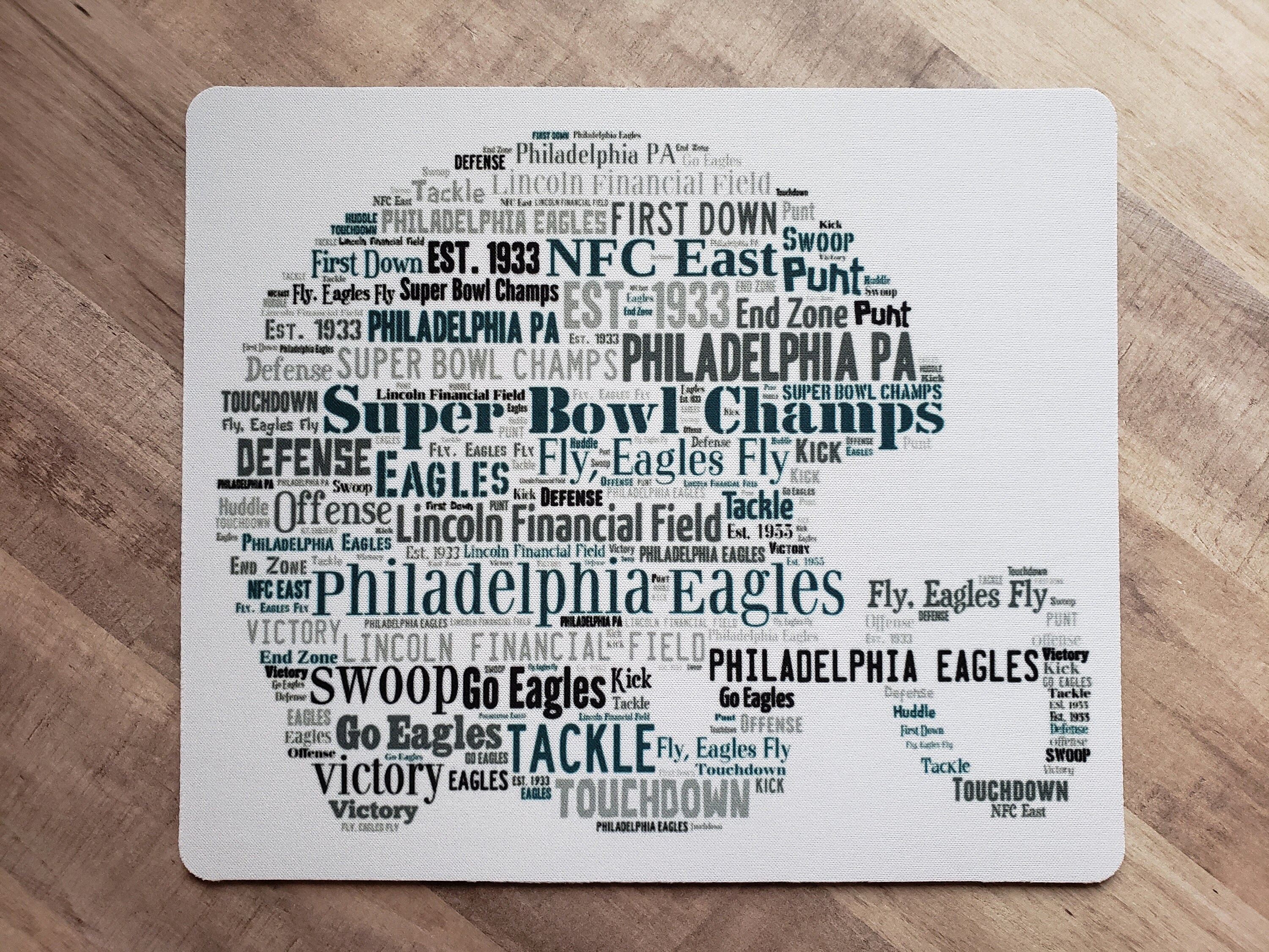Philadelphia Eagles Mouse Pad All NFL teams available - Etsy.de
