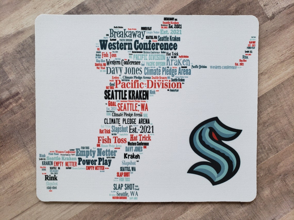 Seattle Kraken Mouse Pad - Etsy