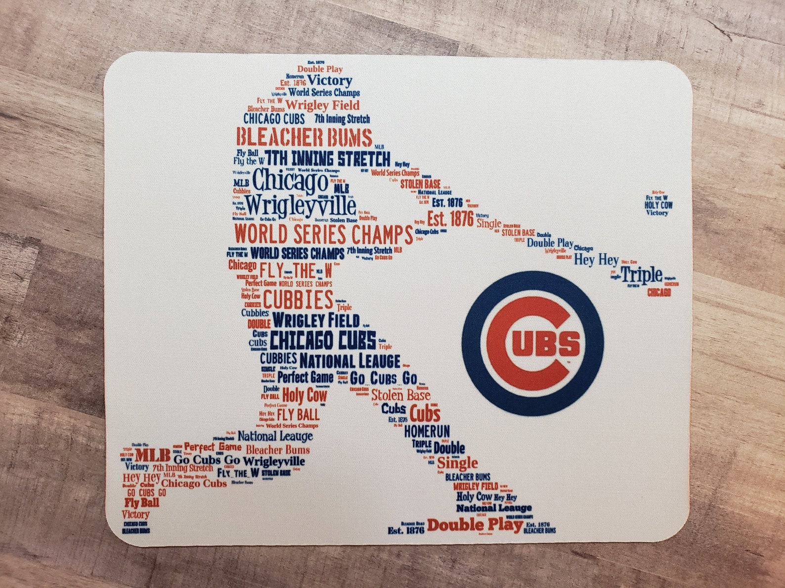 Chicago Cubs Mouse Pad All MLB teams available | Etsy