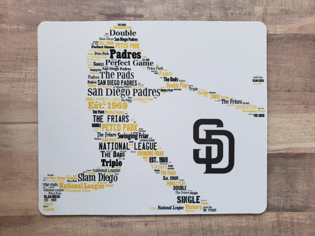 San Diego Padres Mouse Pad - Etsy