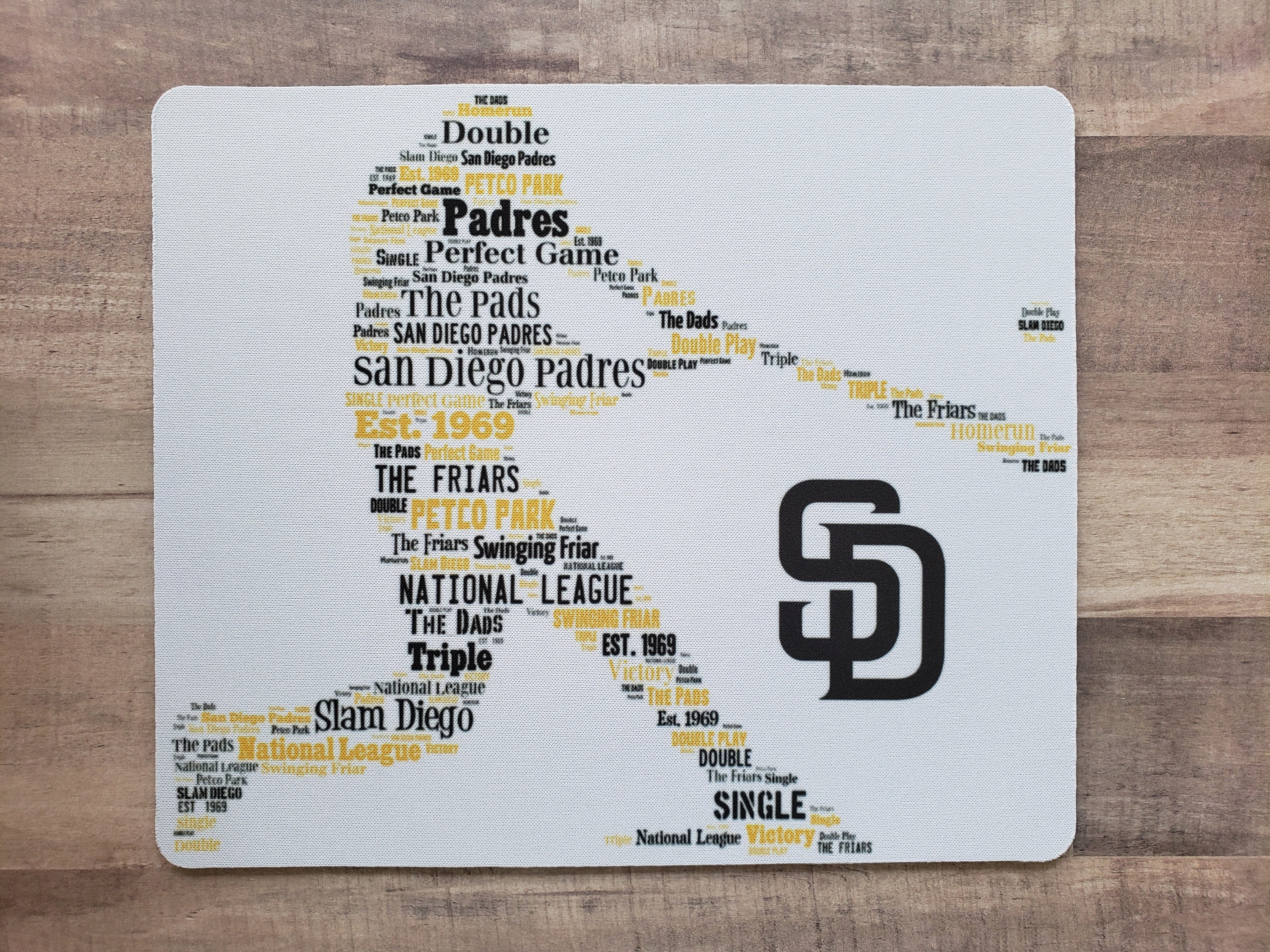 San Diego Padres Mouse Pad - Etsy