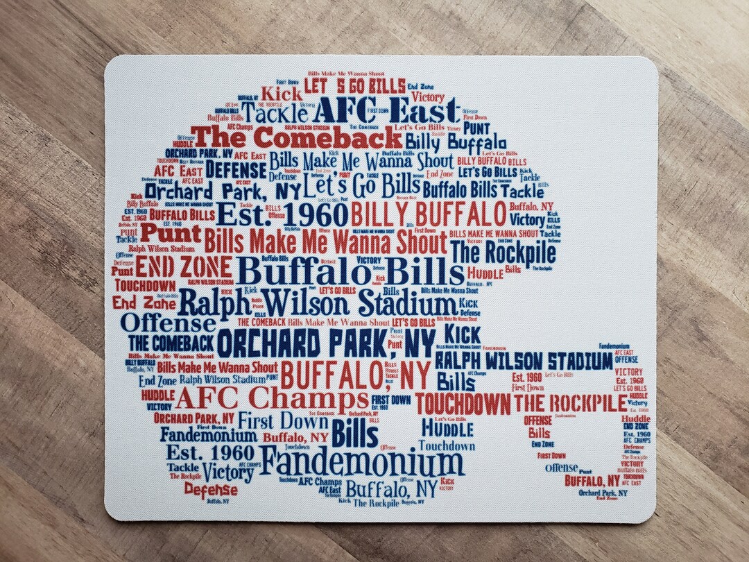 Buffalo Bills Mouse Pad All NFL Teams Available - Etsy