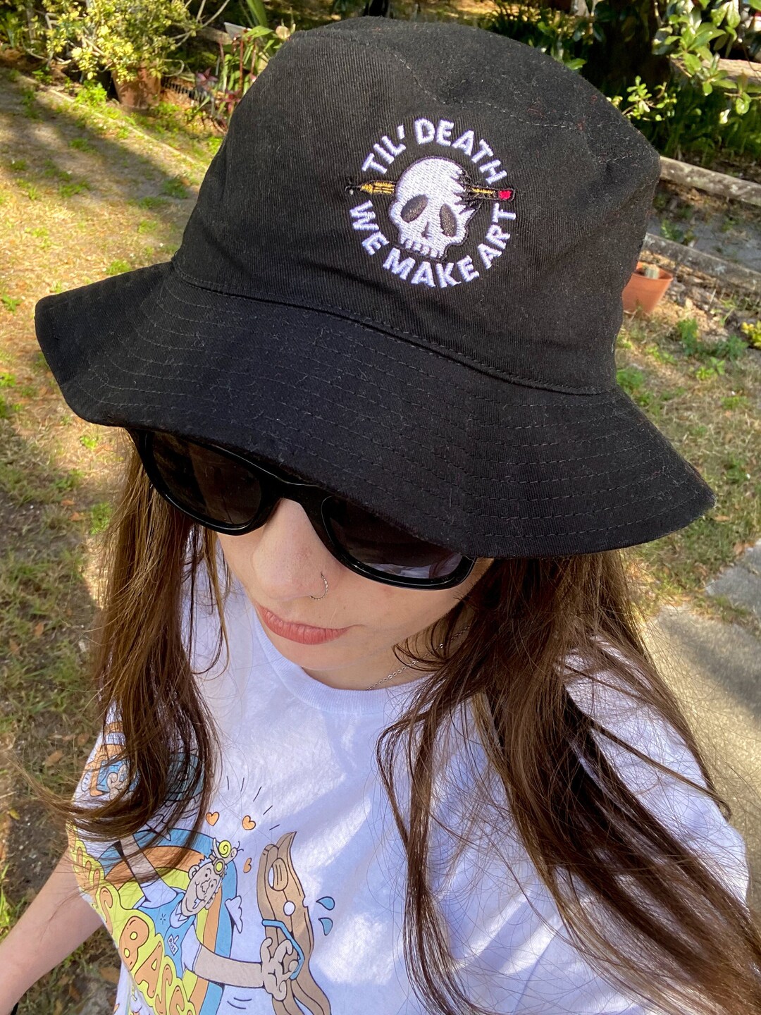 Til' Death We Do Art Bucket Hat - Etsy