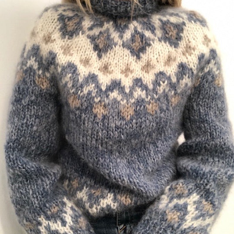 Scandinavian Sweater - Etsy