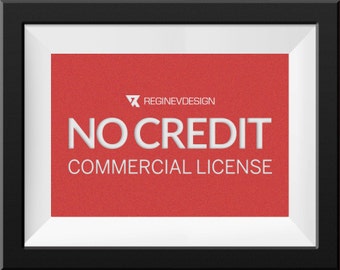 No-credit COMMERCIAL LICENSE for One Digital Product Design for One ...