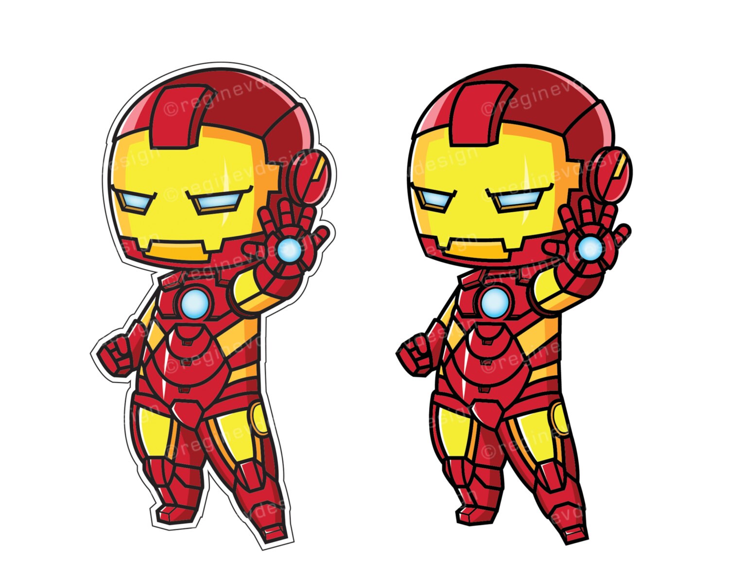 Iron Man Clipart, Ironman Sticker, Avengers, Marvel, Superhero ...