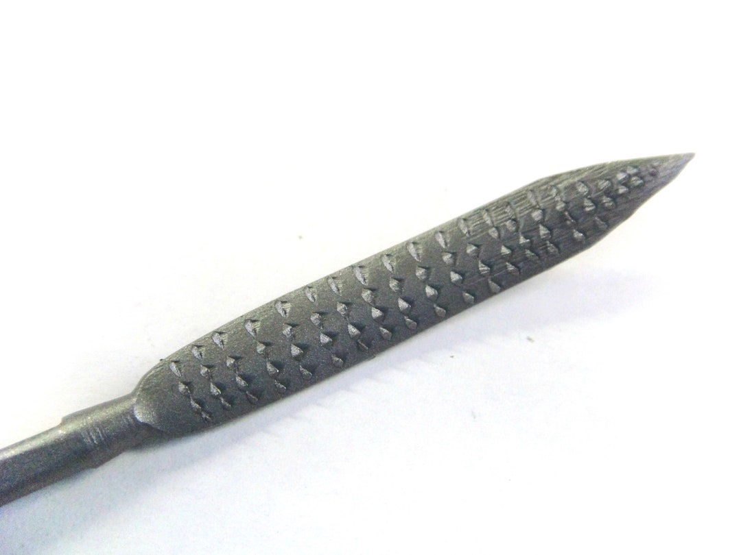 Flat Point Curved Carving Rasp Carving File Rasp Double Sided Soapstone ...