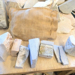 Soapstone Sack- Rough Soapstone Small Carving Chunks 8-10lbs - Etsy
