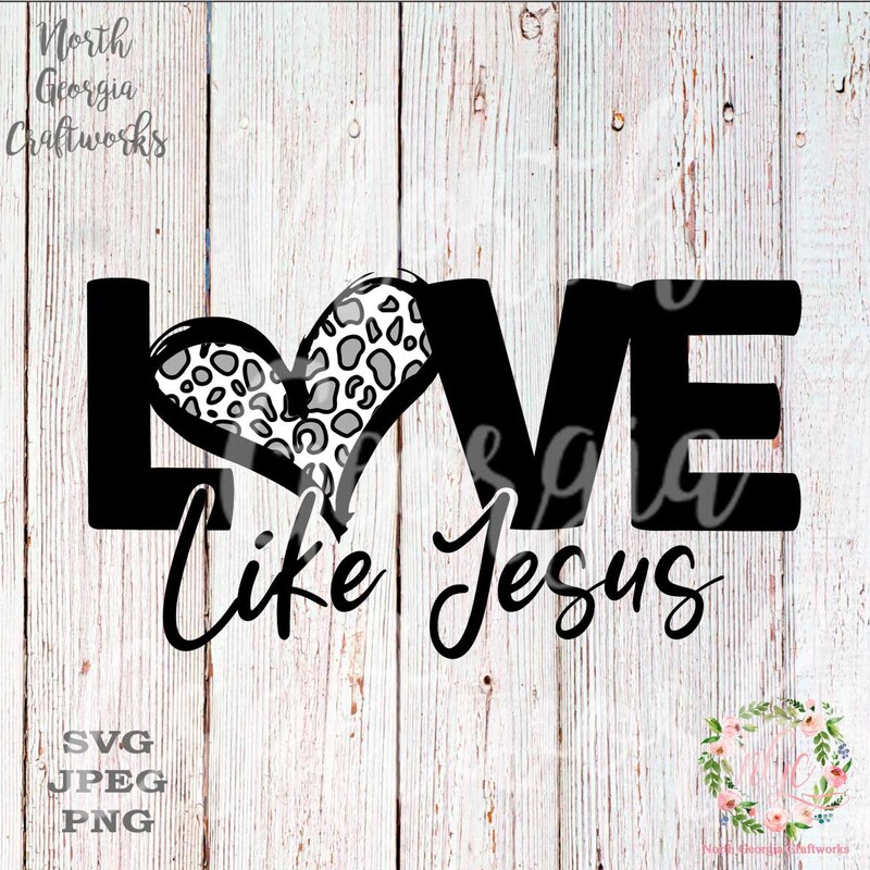 Love Like Jesus Fall Png - Etsy