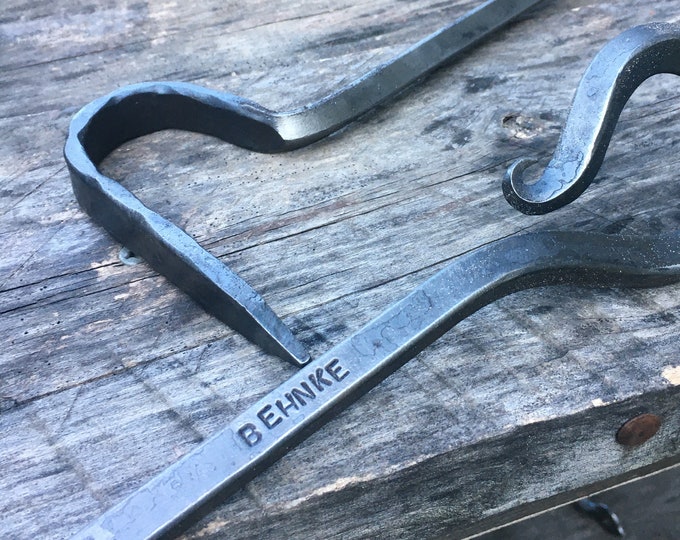 Personalized Fire Poker Hand Forged by a Blacksmith Bonfire and ...